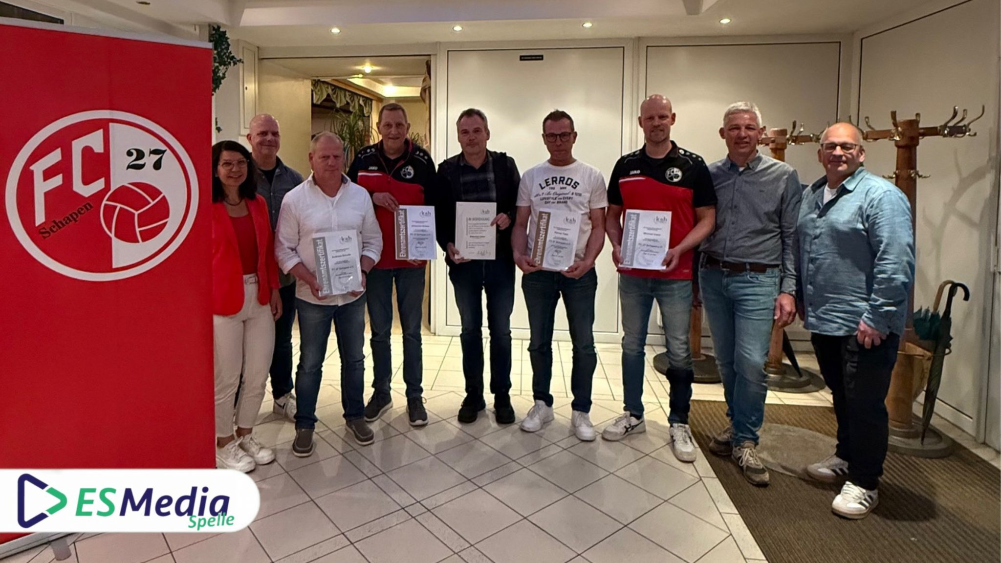 Erfolgreiche Mitgliederversammlung beim FC 27 Schapen – Ehrungen ...